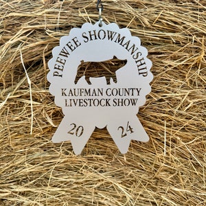 Customizable Metal Livestock Award, Pick Your Breed Showmanship Awards ...