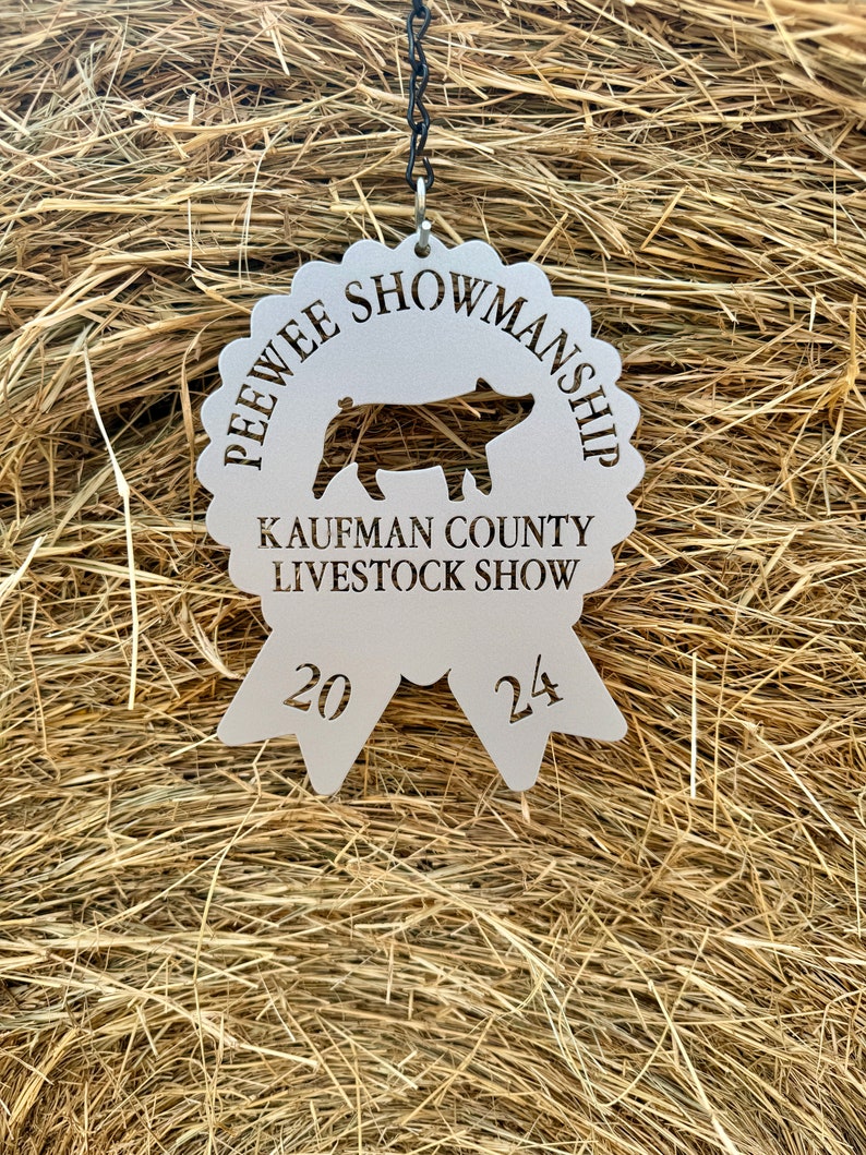 Customizable Metal Livestock Award, Pick Your Breed Showmanship Awards ...