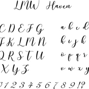 Custom Script House Numbers, Haven Style Home Address Sign - Etsy