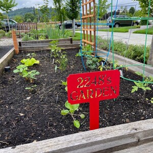 Custom Mini Garden Sign, Personalized Garden Stake Sign - Etsy