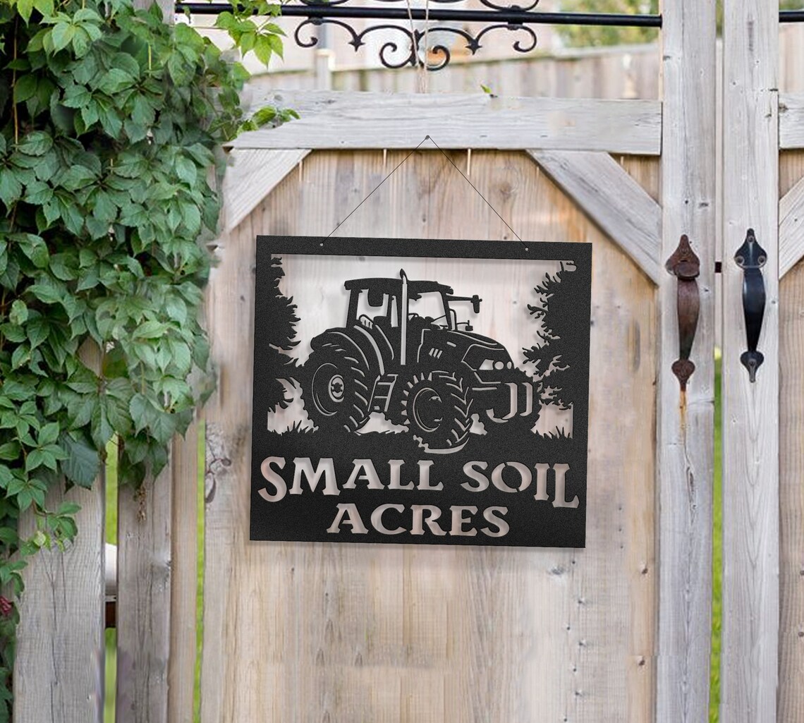 Custom Metal Tractor Sign Metal Tractor Sign Indoor or - Etsy