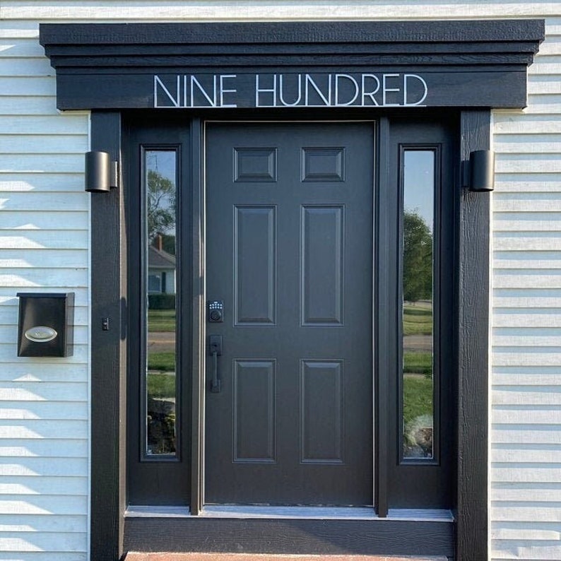 Elegant Modern Metal House Numbers and Letters Heavy Duty - Etsy