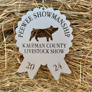 Customizable Metal Livestock Award, Pick Your Breed Showmanship Awards ...