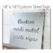 Metal Quote Inspirational Personalized Sign, Steel Wall Art Decor - Etsy