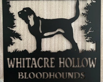 Bloodhound Metal Signs - Etsy