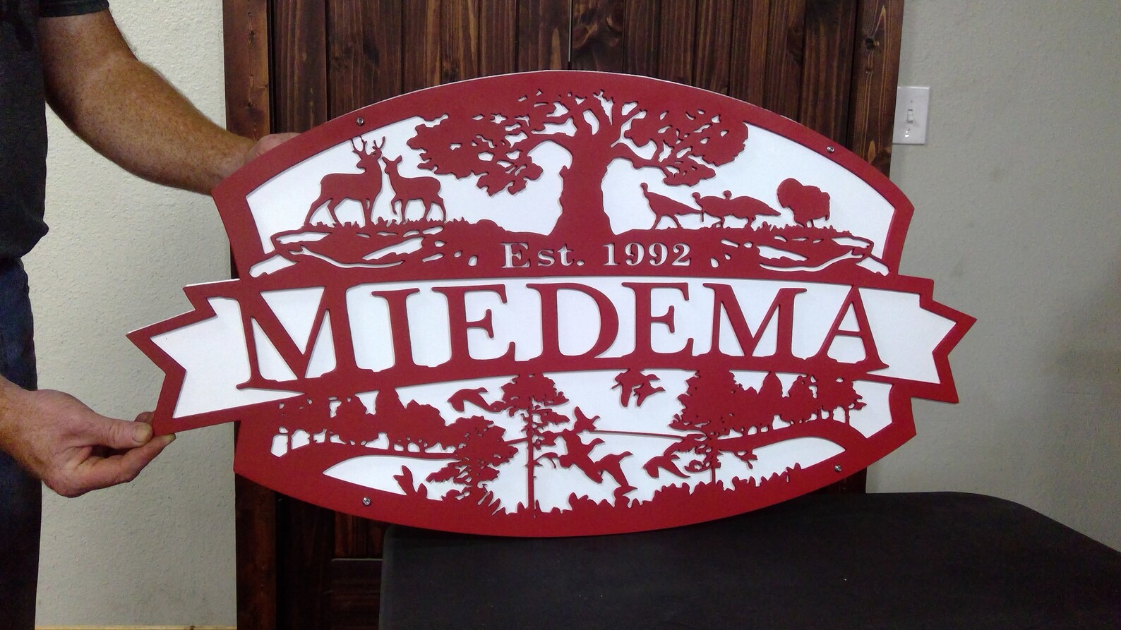 OPTIONAL ADD ON Add Back Plate to Sign - Etsy