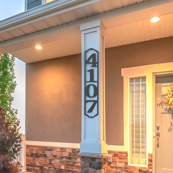 Metal Address Sign - Etsy