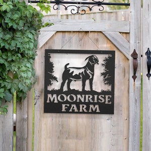 Boer Goat Farm Sign - Etsy