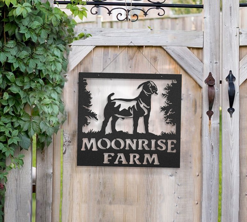 Boer Goat Farm Sign - Etsy