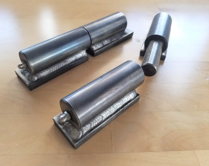 Solid Brass Barrel Hinges, 3/4 Inch Barrel Hinges, 3/16 Diameter Barrel ...