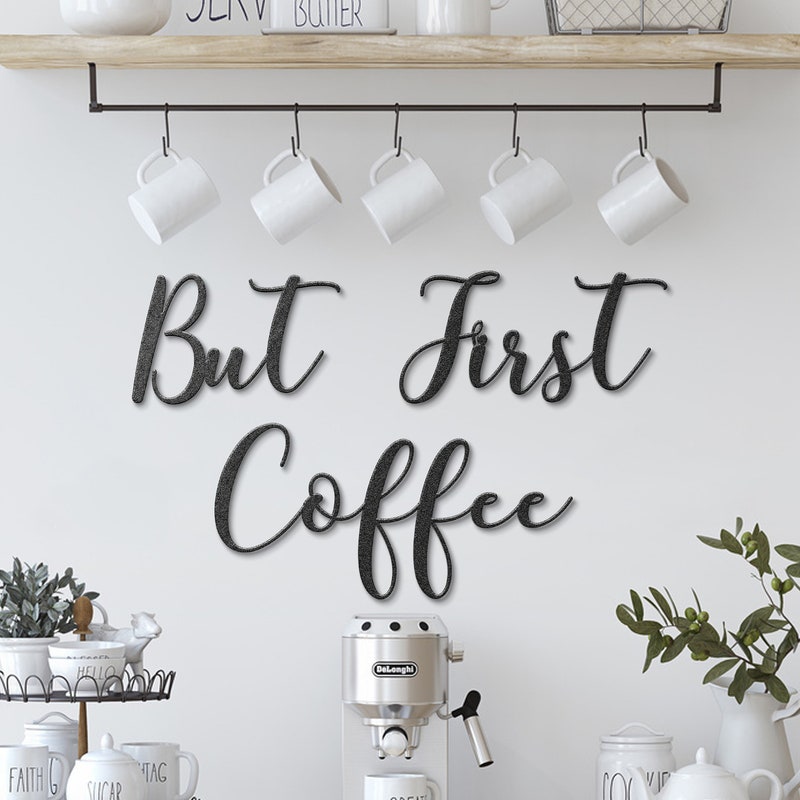 But First Coffee Sign - Etsy