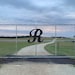 Single Letter Gate Initial ~ Metal Monogram for Entryway - Etsy