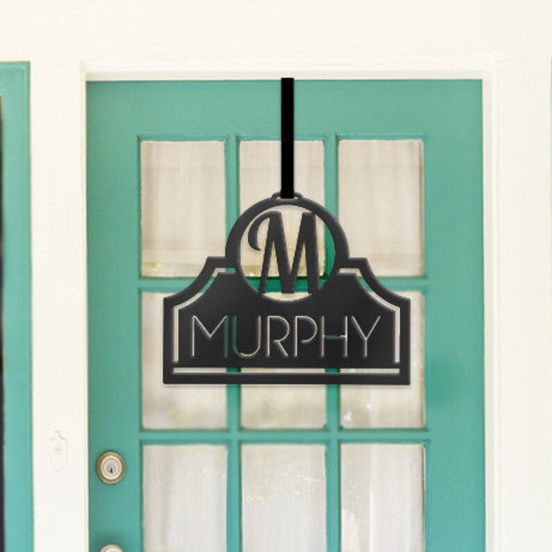 Timeless Design Family Sign Outdoor Monogram Sign Manly - Etsy