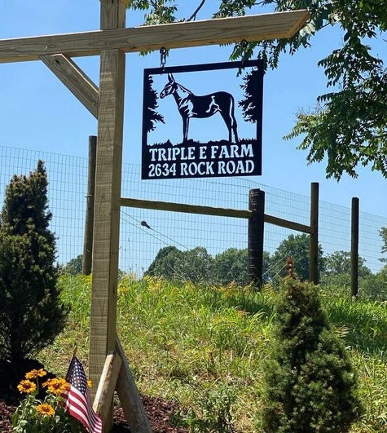 Custom Mule Farm Sign Personalized Ranch Sign - Etsy