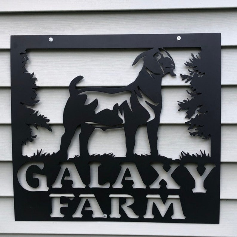 Boer Goat Farm Sign | Etsy