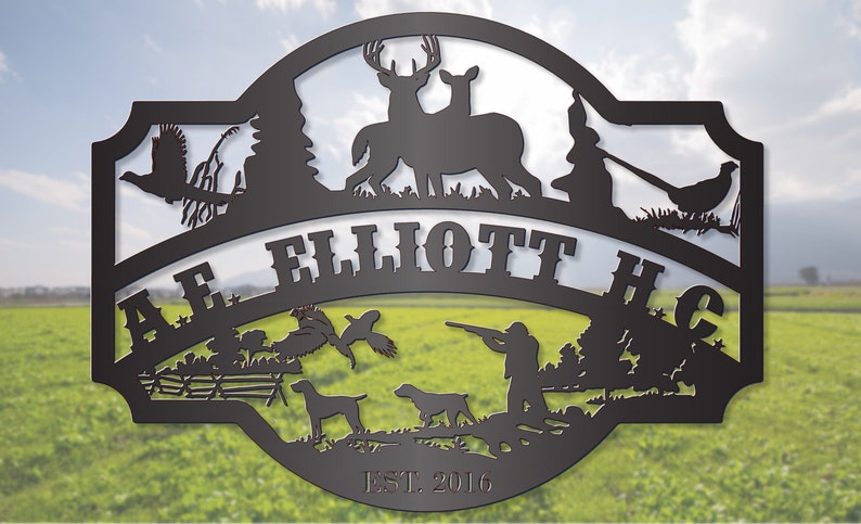 Custom Game Bird Hunting Sign LMW-16-29 Wildlife Metal Art | Etsy