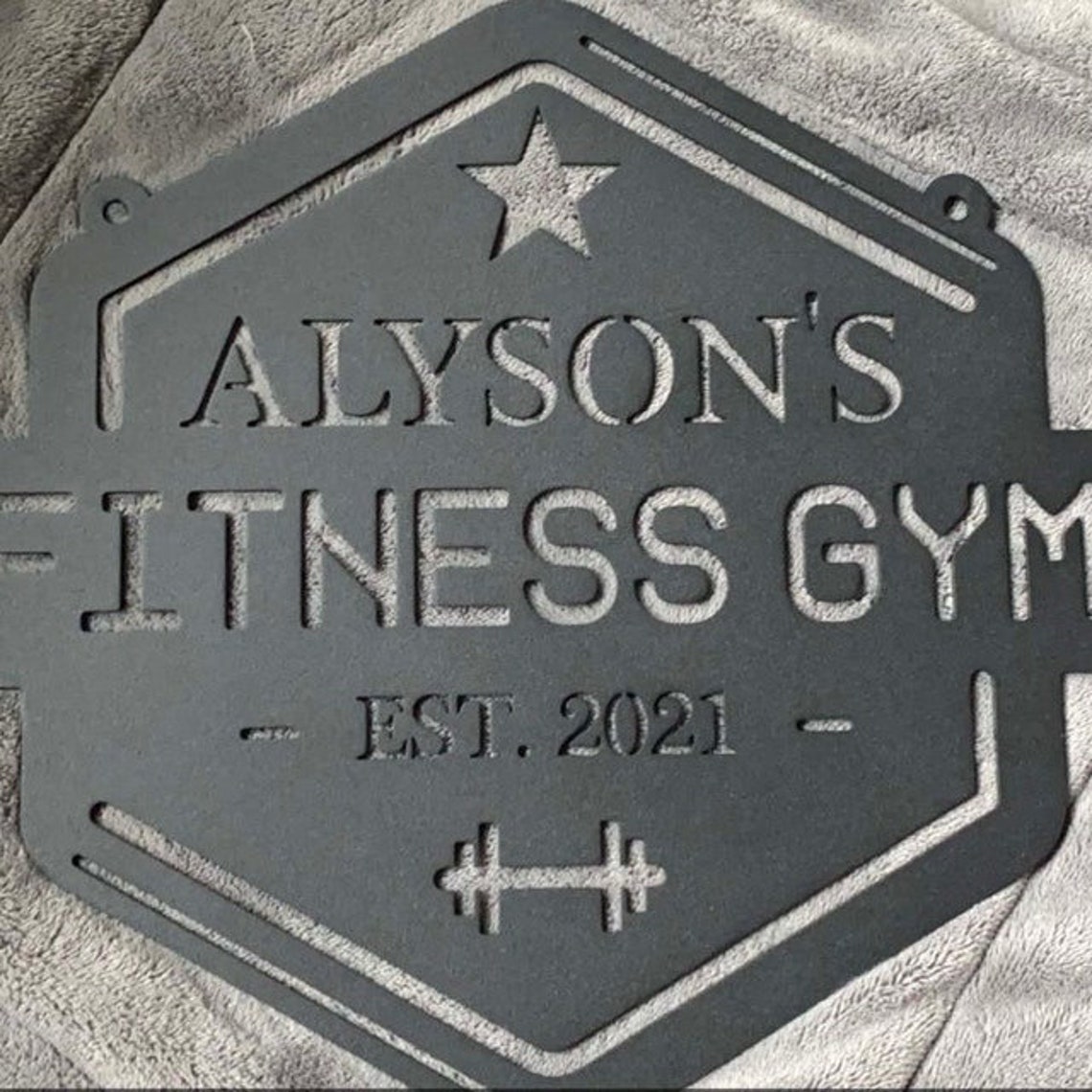 Custom Fitness Center Sign Personalized Gym Sign | Etsy