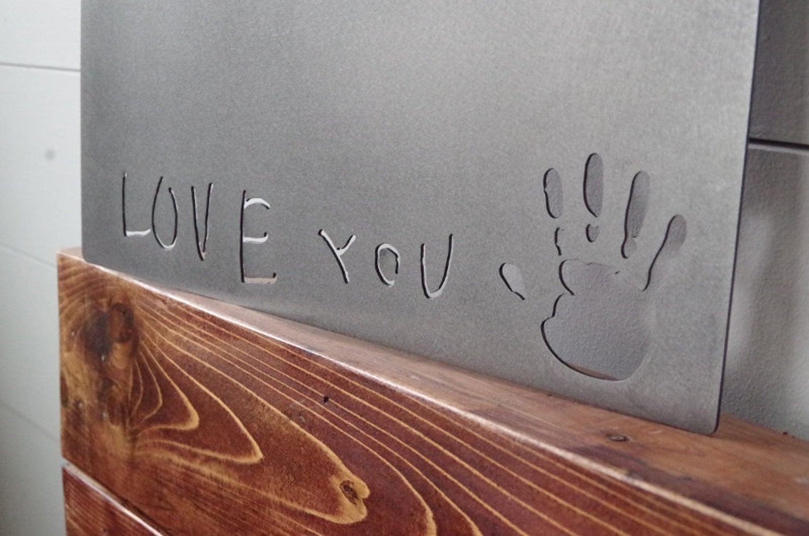 Handwritten Metal Message Art Board, Use Your Own Handwriting ...
