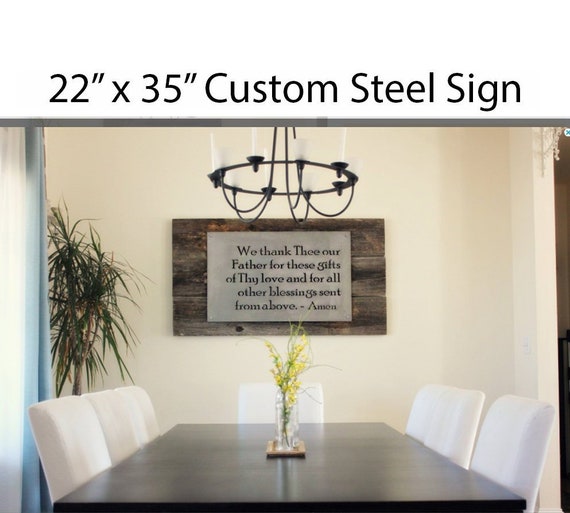 Custom Quote Metal Sign Inspirational Personalized Sign | Etsy