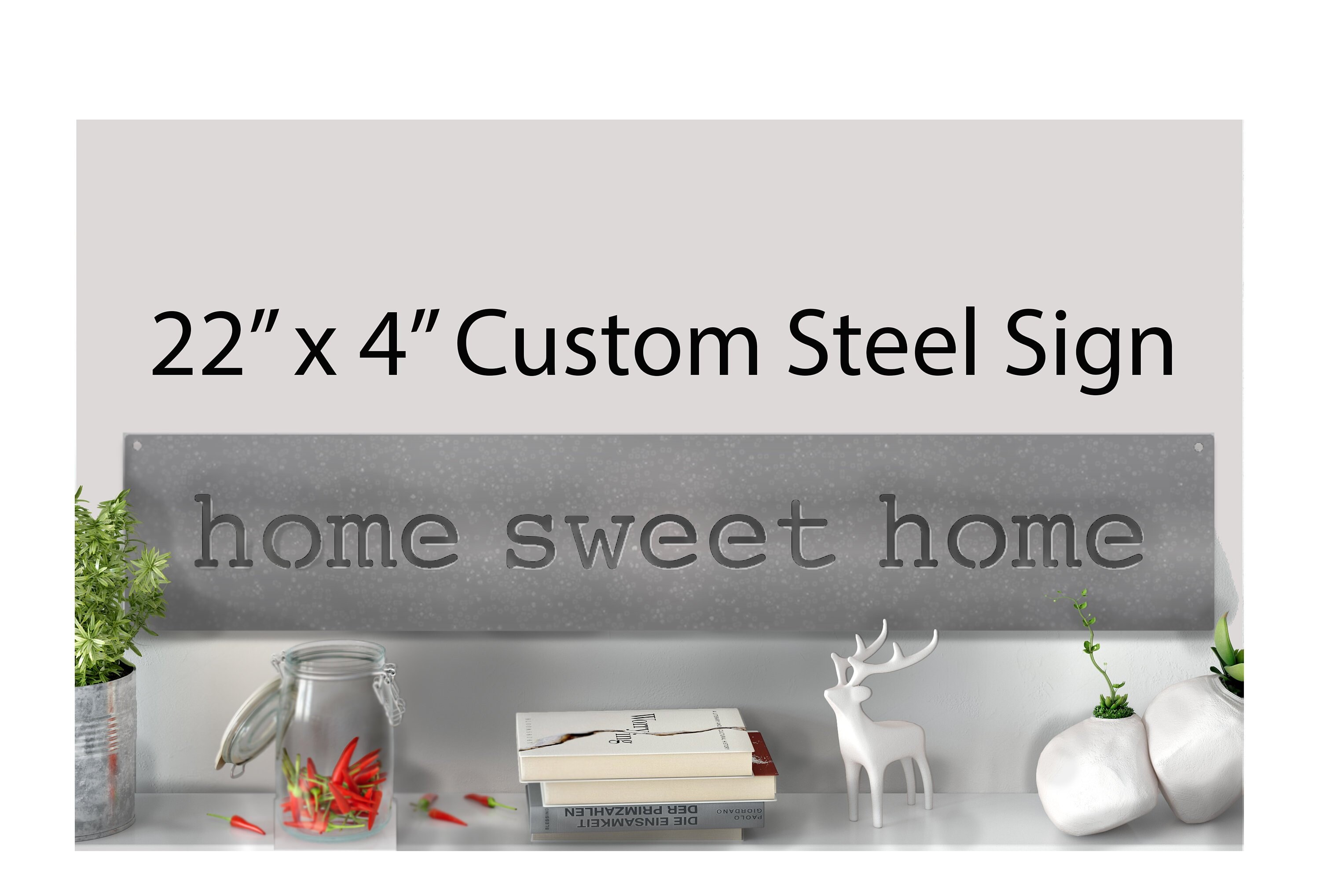 Metal Quote Inspirational Personalized Sign Steel Wall Art | Etsy