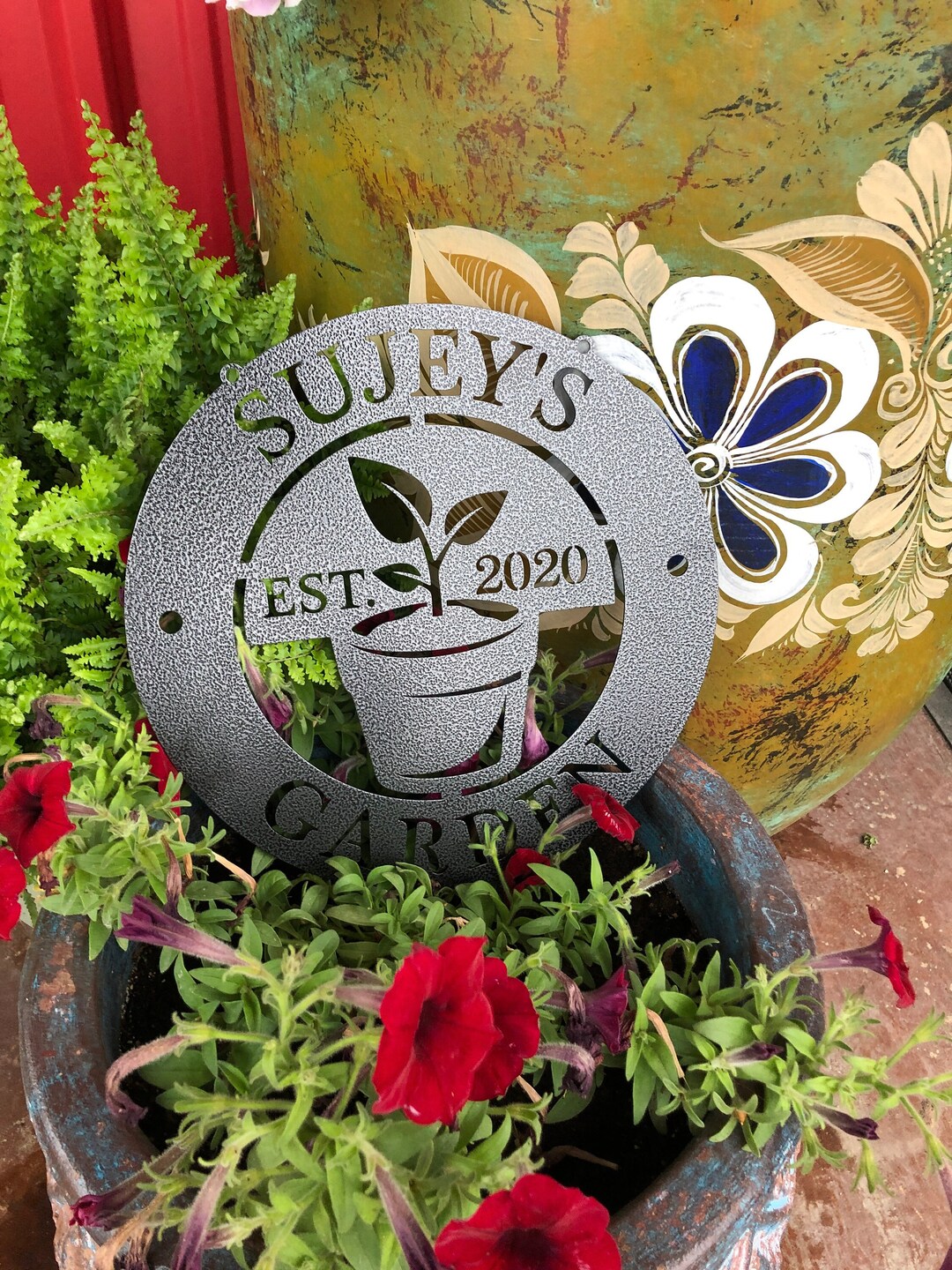 Custom Steel Greenhouse Sign, Personalized Metal Garden Gifts - Etsy