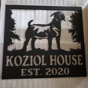 Boer Goat Farm Sign - Etsy