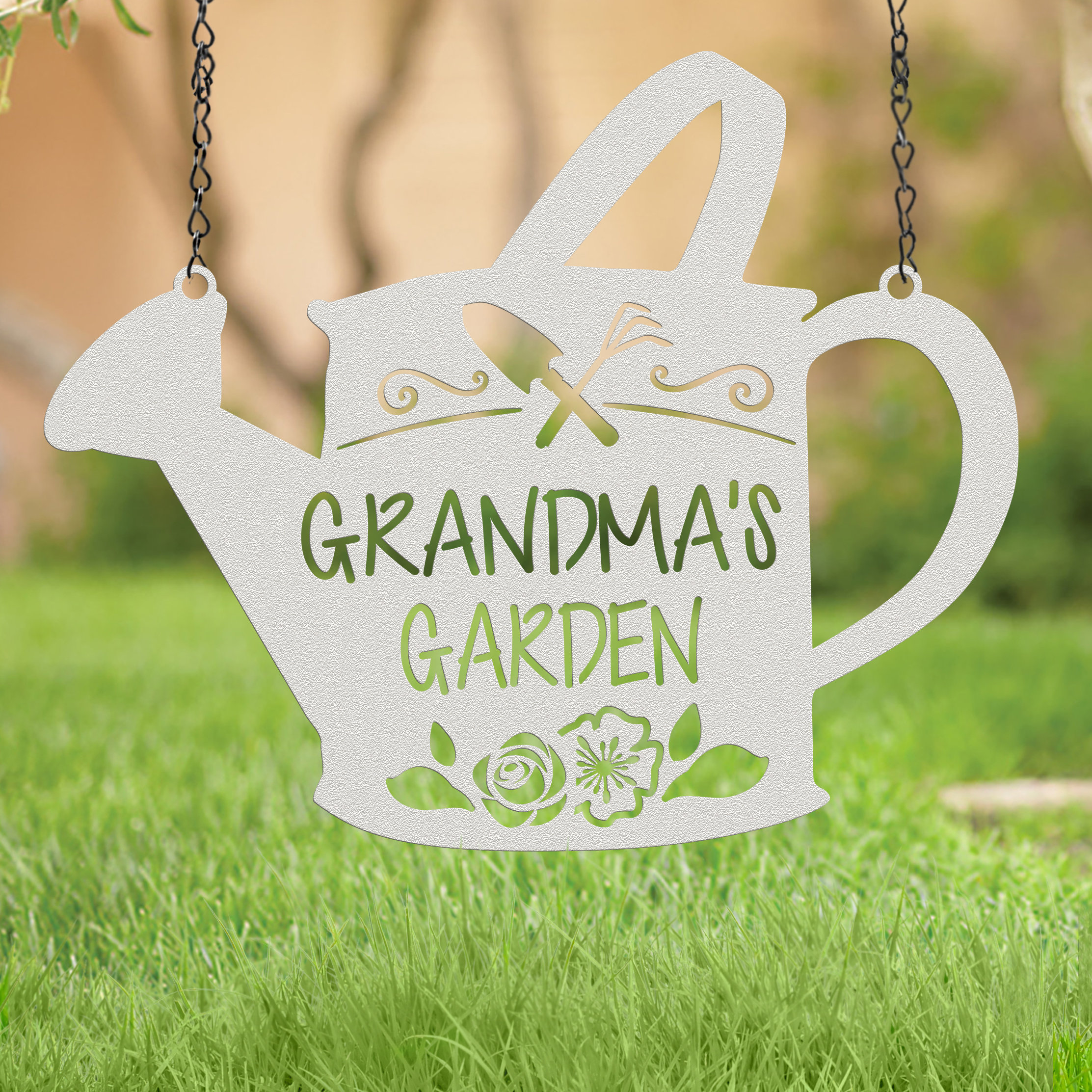 Garden Decoration Sign, Hanging Garden Gift - Etsy