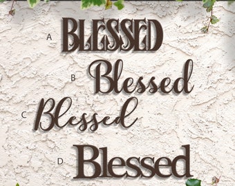 Blessed Home Sign | Etsy