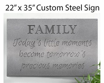 Custom Metal Quote Sign and Sayings Inspirational | Etsy