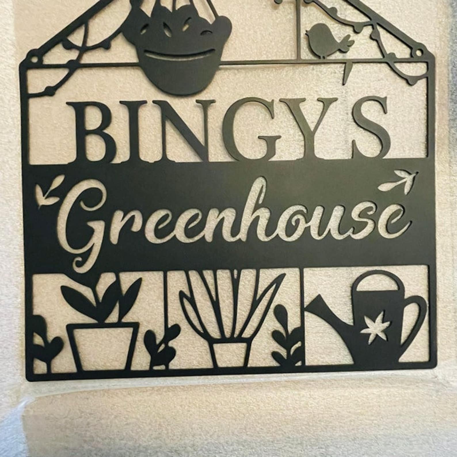 Personalized Greenhouse Sign Custom Metal Gardener Gift | Etsy