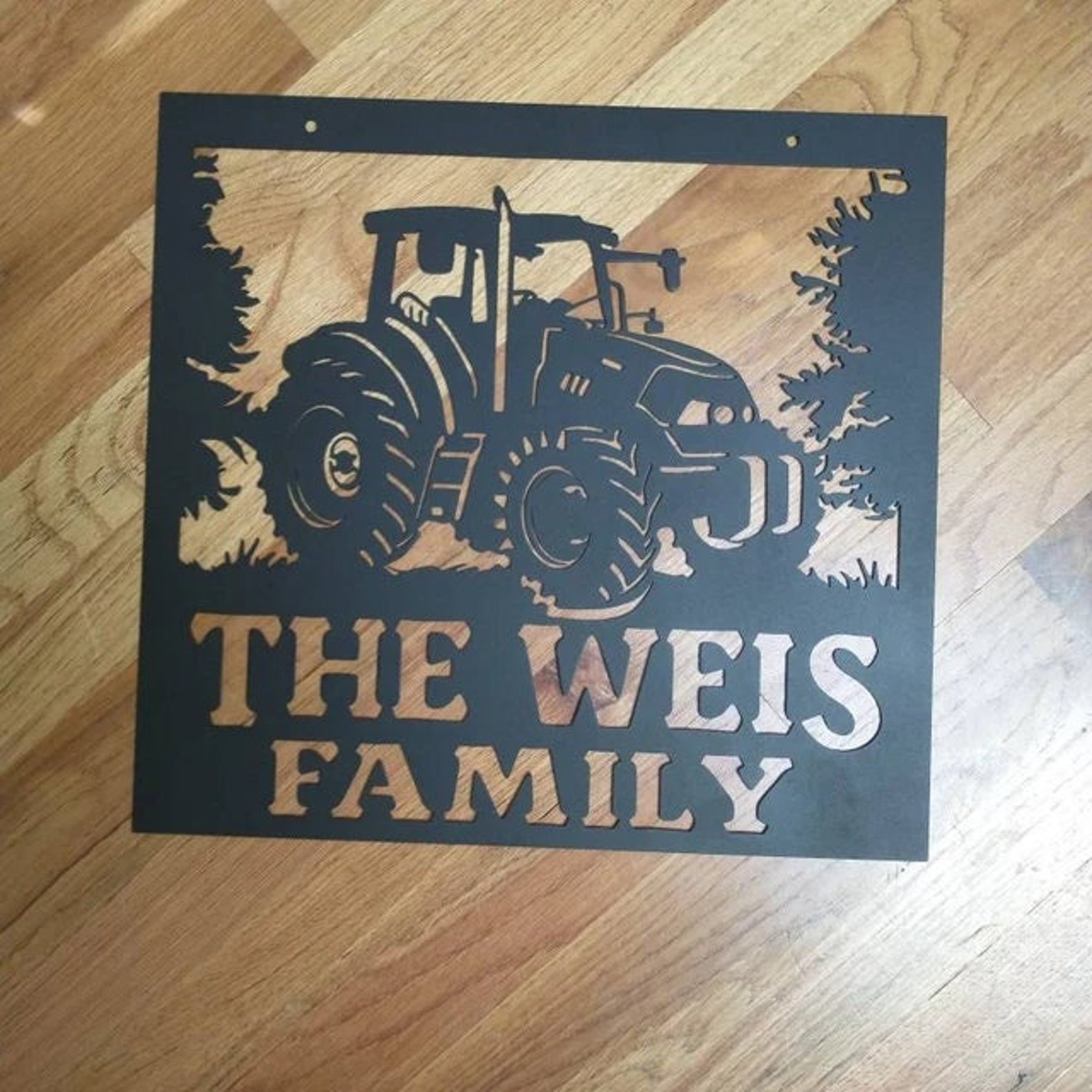 Custom Metal Tractor Sign Metal Tractor Sign Indoor or - Etsy