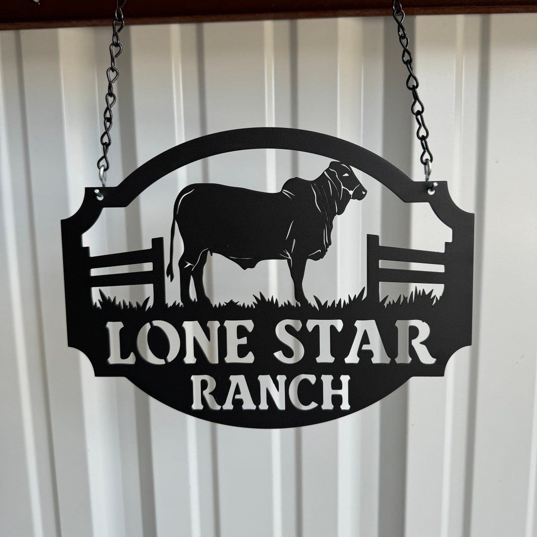 Custom Metal Ranch Sign – Personalized Livestock Farm Decor - Etsy