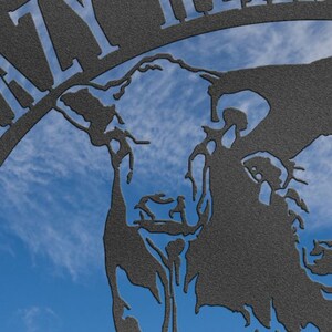 Custom Cattle Ranch Sign, Cow Dog Steel Sign - Etsy