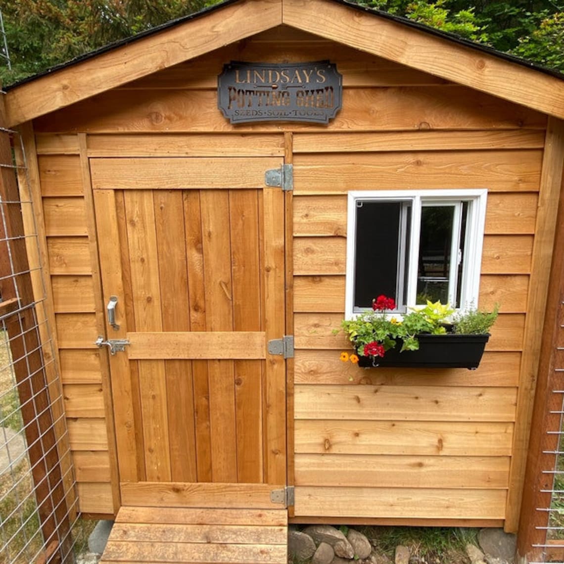 Personalized Potting Shed Sign Metal Hanging Garden Sign - Etsy