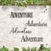 Adventure Metal Word Sign, Adventure Decor Indoor or Outdoor - Etsy