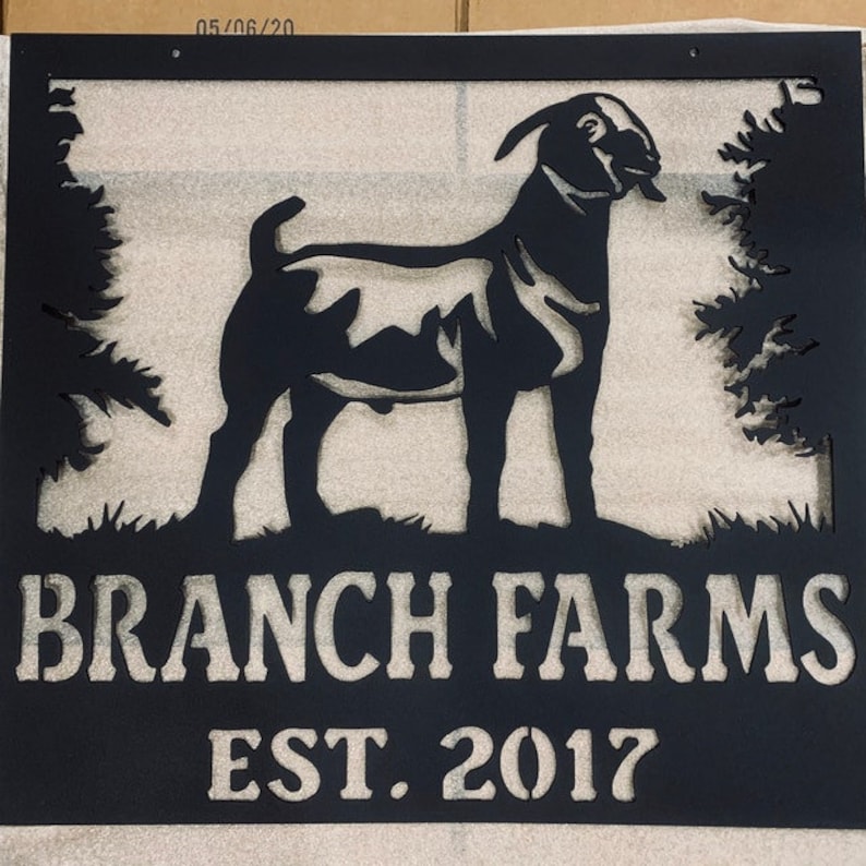 Boer Goat Farm Sign - Etsy