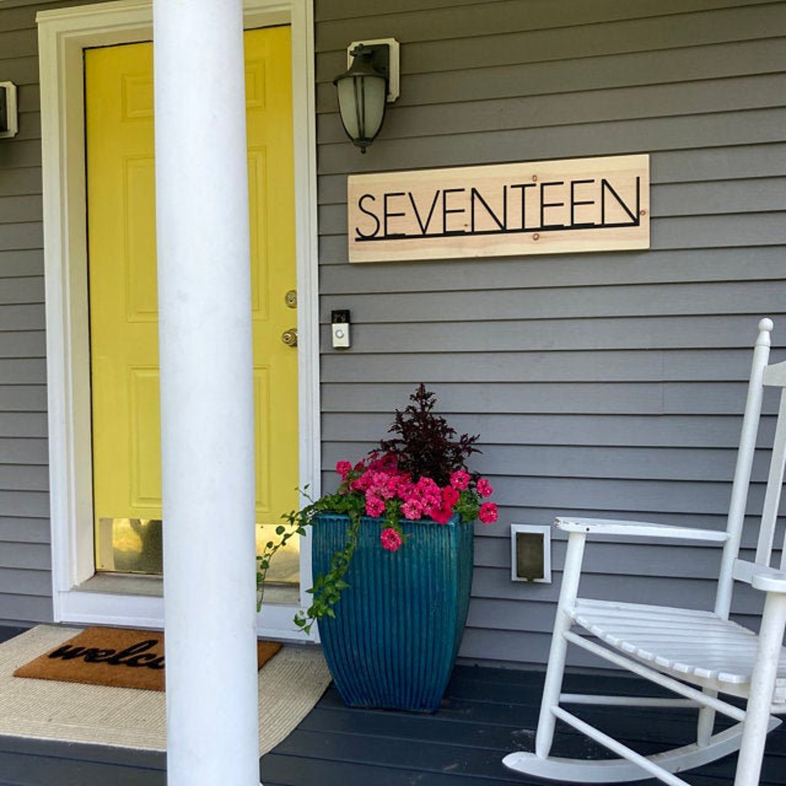 Custom House Numbers, Home Address Word Sign - Etsy