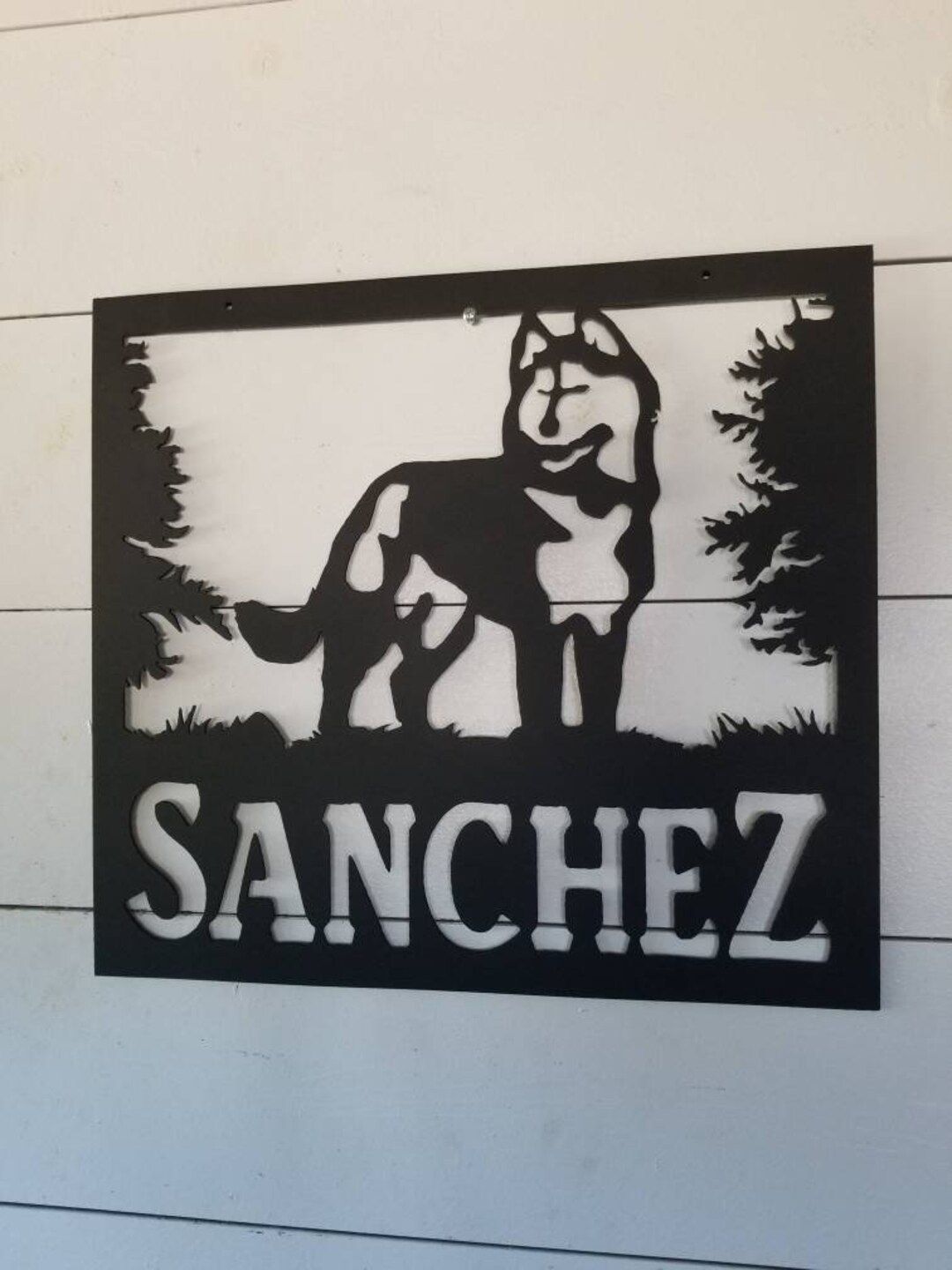 Siberian Husky Husky Dog Snow Dog Working Sled Dog Custom Metal Dog ...