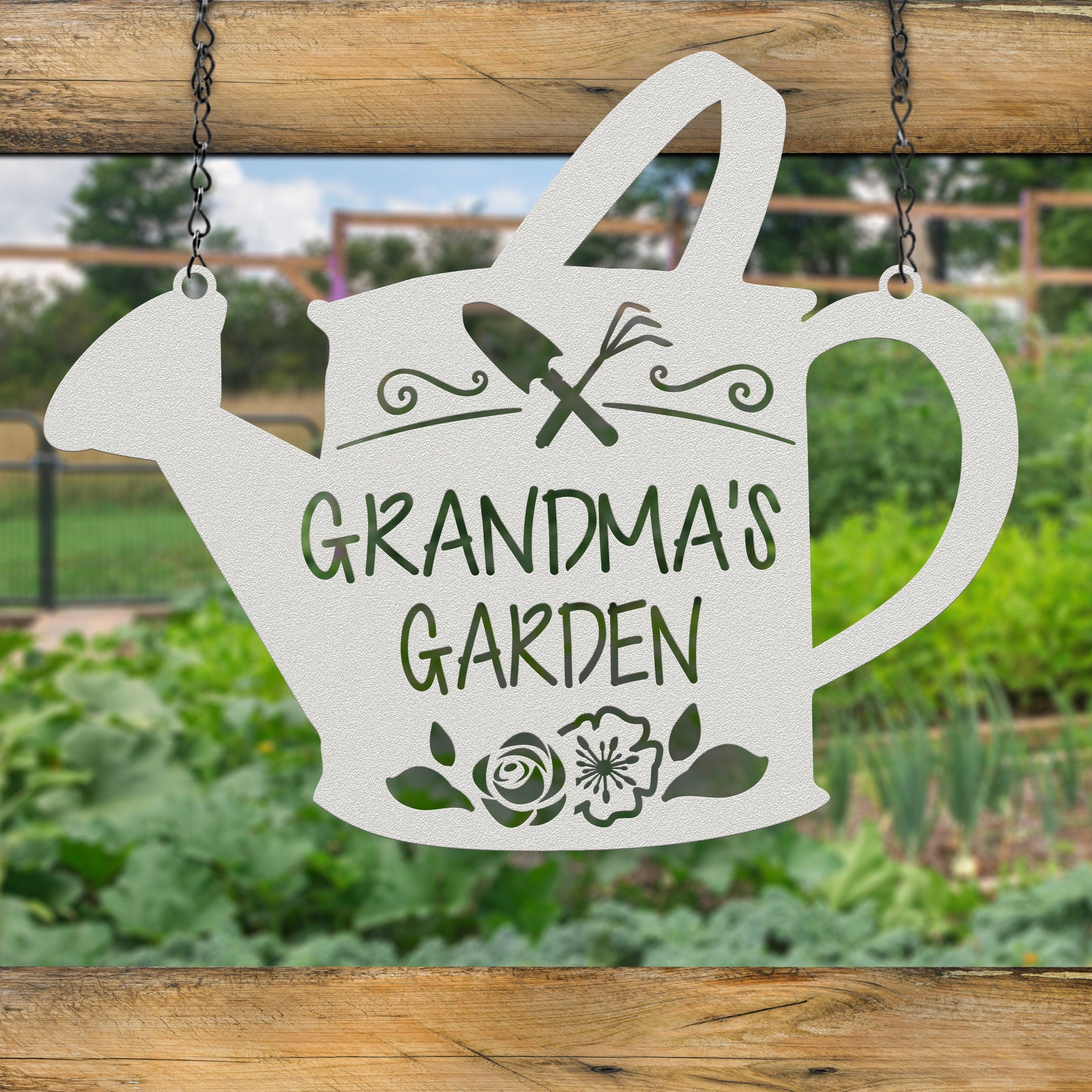 Garden Decoration Sign, Hanging Garden Gift - Etsy