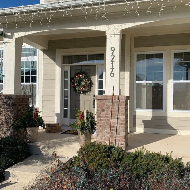 Vertical Metal Powder Coated Address Sign | Etsy