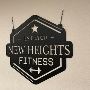 Custom Fitness Center Sign, Personalized Gym Sign - Etsy