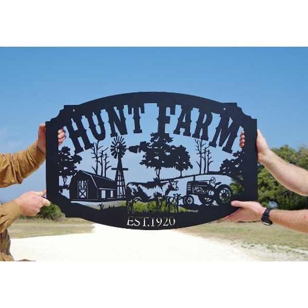 Metal Farm Signs - Etsy
