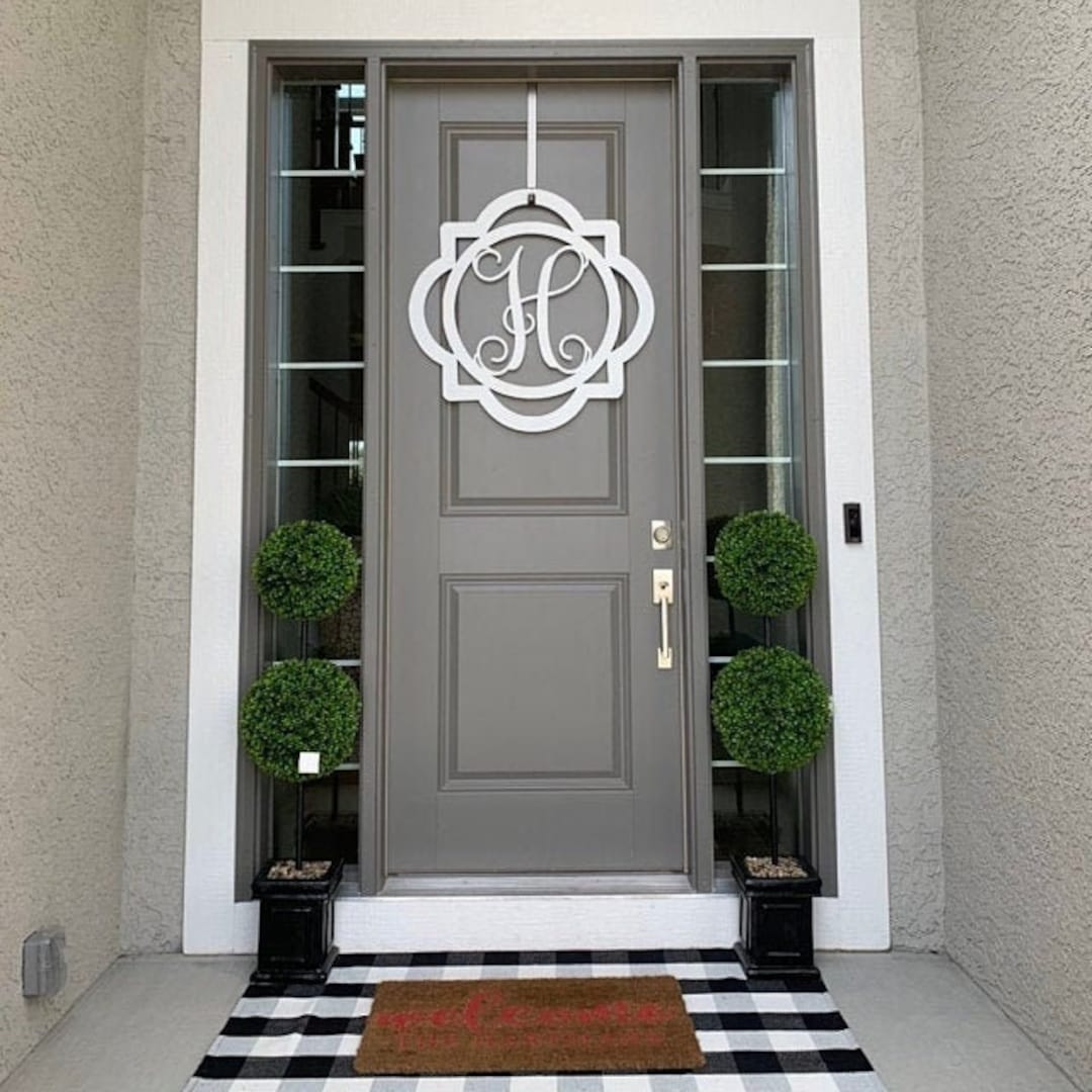 Metal Monogram Sign - Stylish Sign for Indoor or Outdoor Use - Etsy