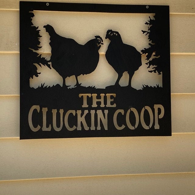 Broiler Chicken Farm Sign Show Chicken Custom Metal | Etsy