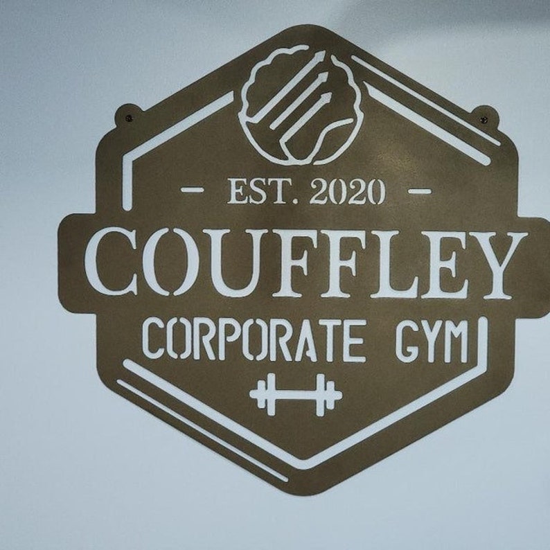 Custom Fitness Center Sign, Personalized Gym Sign - Etsy
