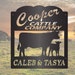 Custom Cattle Cow and Calf Family Farm Sign LMW-16-47 - Etsy