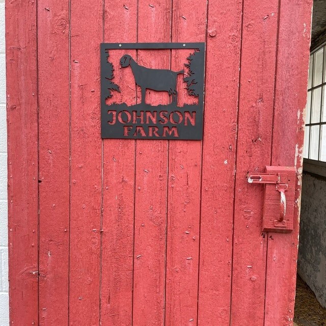 Custom Nubian Dairy Goat Farm Sign - Etsy