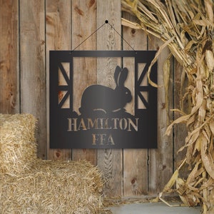 Show Rabbit 4h County Animal Plaque Sign Stall Marker - Etsy