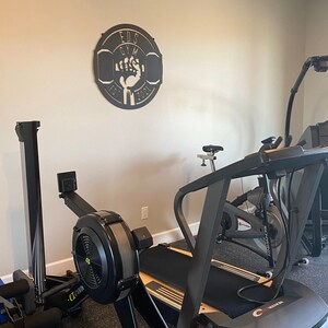 Custom Metal Gym Sign, Workout Room Wall Art - Etsy