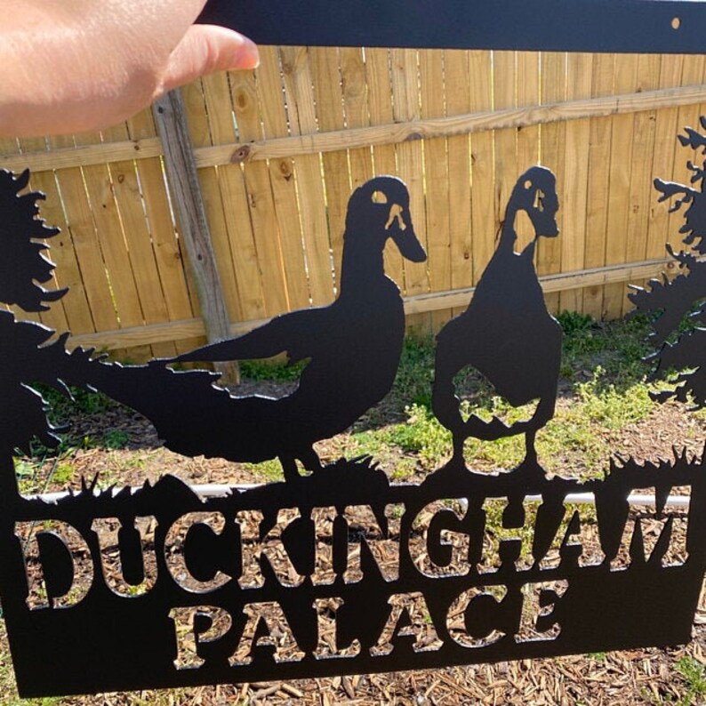 Farm Duck Metal Sign Custom Indoor or Outdoor Duck Farm Sign | Etsy